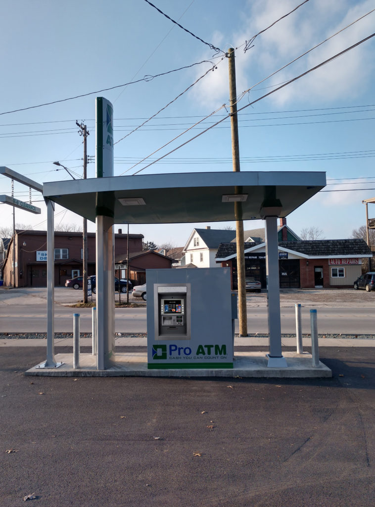 Custom Two Column Canopy – The World Leader in ATM Kiosks