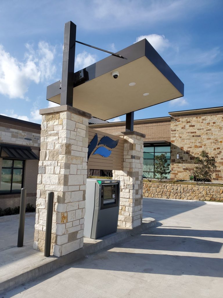 Custom Two Column Canopy – The World Leader in ATM Kiosks