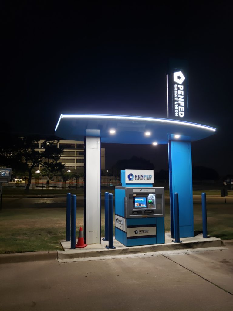 Custom Two Column Canopy – The World Leader in ATM Kiosks