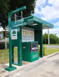 Custom Four Column Canopy – The World Leader in ATM Kiosks