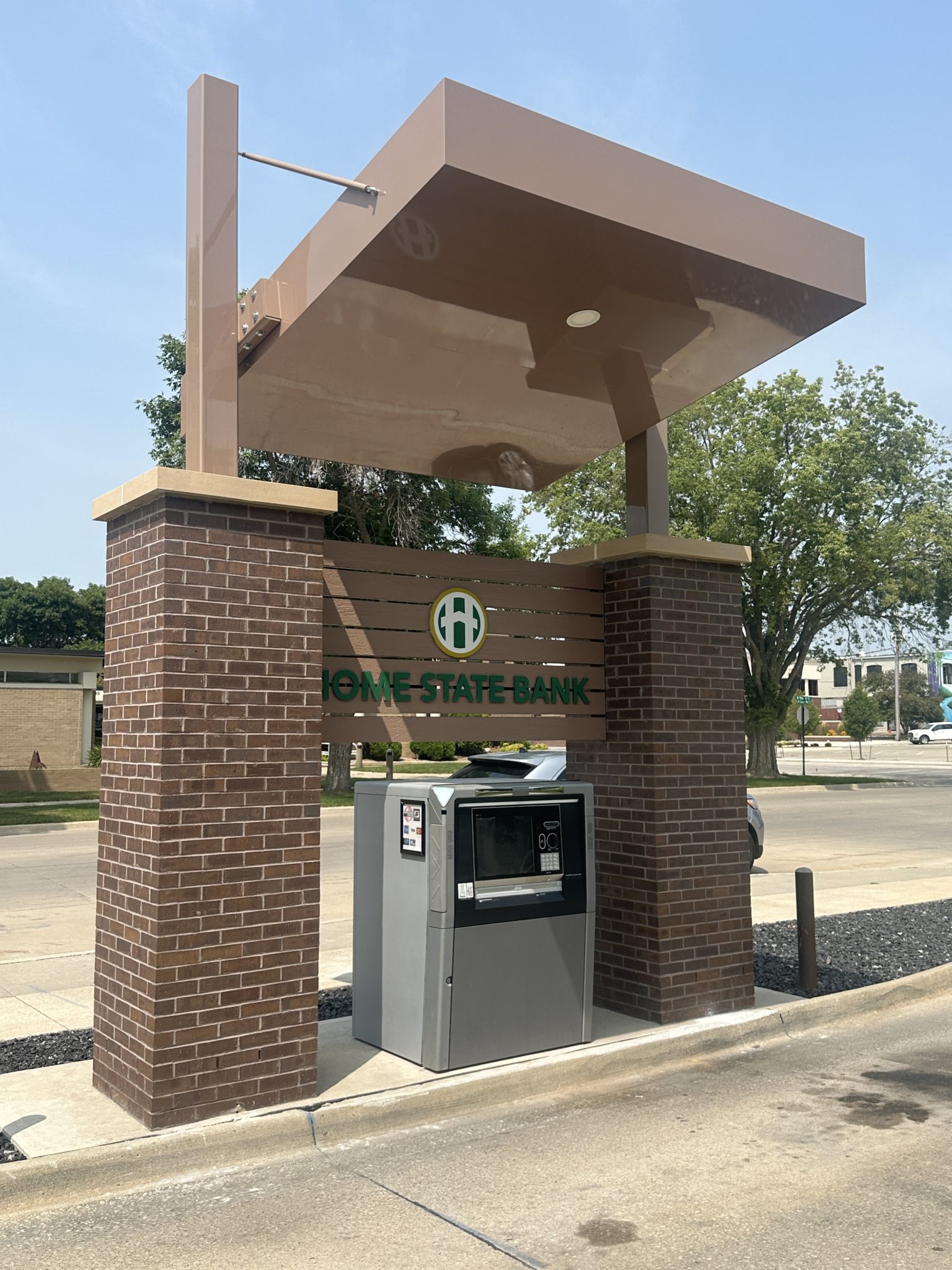 Custom Two Column Canopy – The World Leader in ATM Kiosks